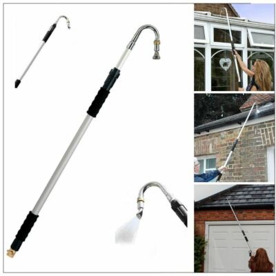 Large Telescopic Extendable Gutter Cleaner Pole Pipe Water Drain Roof ...