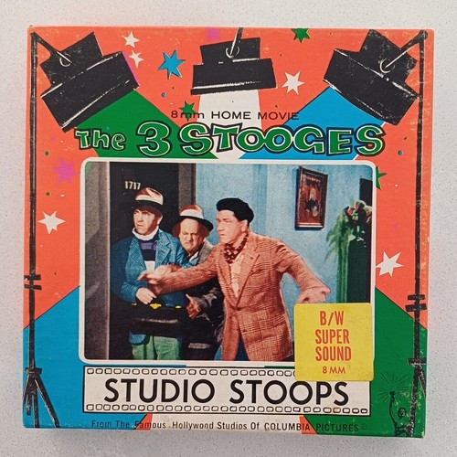 Super 8mm Movie "Studio Stoops" The 3 Stooges 200ft reel (1950) | eBay