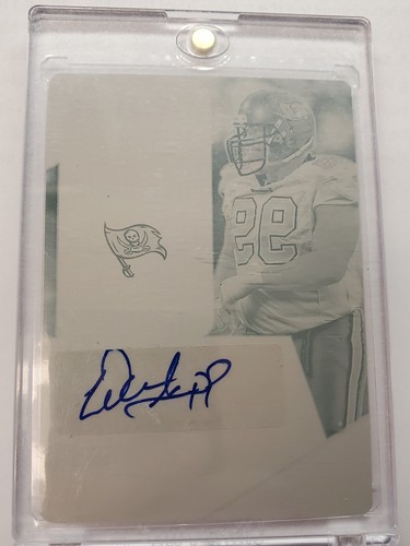 2018 Panini Contenders Optic Warren Sapp 1/1 Printing Plate Autograph ...