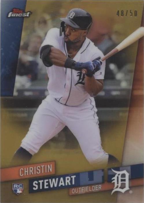 2019 Topps Finest - Christin Stewart #24 Gold Refractor /50 (RC) for ...