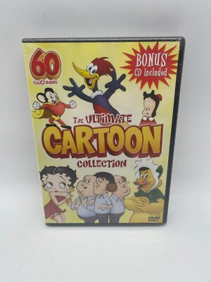 The Ultimate Cartoon Collection DVD 2-Disc Set 60 Cartoons + Bonus CD ...