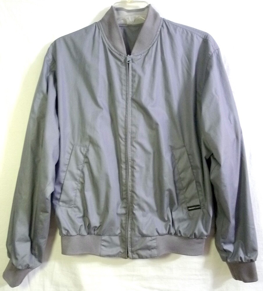 Vintage Members Only Gray Reversible Jacket size 40 - Gem