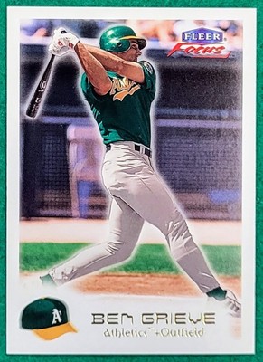 Ben Grieve - 2000 Fleer Focus #145 - Oakland Athletics Baseball Card | eBay