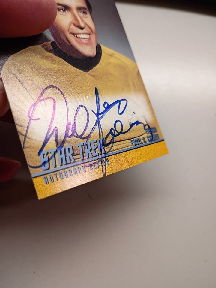 Walt1er Koenig Chekov 1998 Skybox Star Trek TOS Autograph A28 | eBay