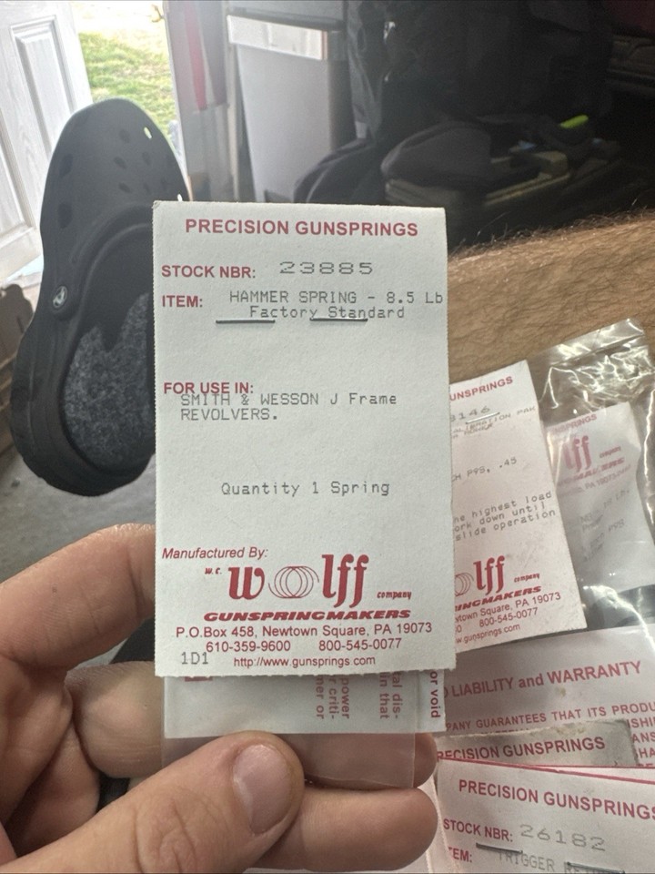 Wolff Smith & Wesson J FRAME STD HAMMER SPRING 8.5LB Pack Of 1 Stock ...