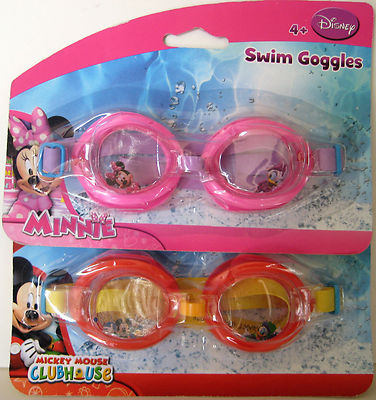 Disney MINNIE & MICKEY MOUSE CLUBHOUSE swim goggles 2 pieces | eBay