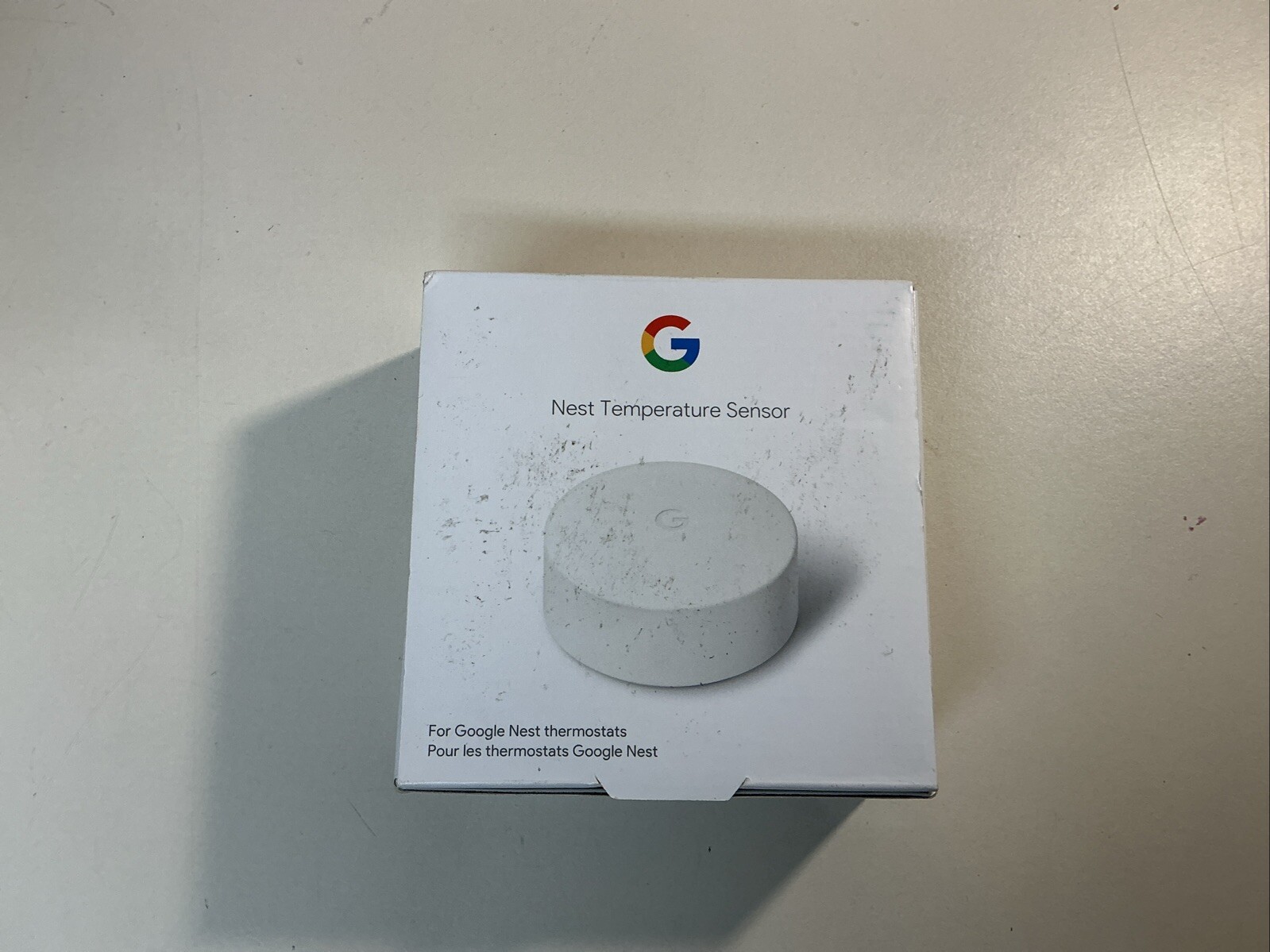 Google Nest Temperature Sensor - White (T5000SF) for sale online | eBay
