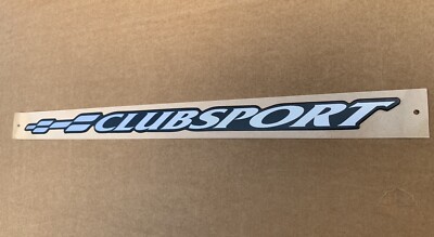 HSV VT SERIES 1 ' CLUBSPORT ' R8 LH DOOR LETTERING DECAL BADGE GENUINE ...