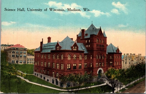 Postcard Science Hall, University of Wisconsin in Madison, Wisconsin | eBay