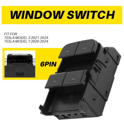 Power Window Control Switch For Tesla Model 3 Y 2020-2024 Car Left ...