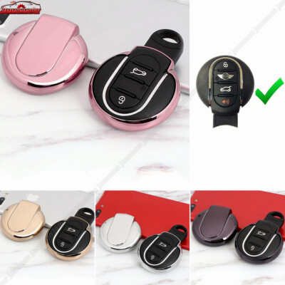 Soft TPU Key Case Fob Cover Shell 4-Colour For MINI Cooper F55 F56 F57 ...