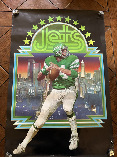 1978 NFL New York Jets large 36 x 24 poster good condition | eBay