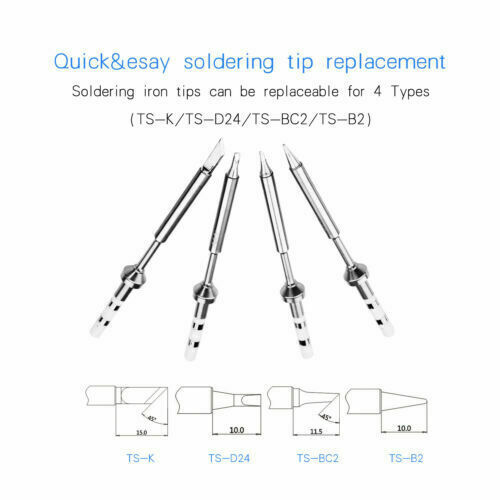 Miniware Replacement Iron BC2 C4 B2 I ILS Tips 9 Types For TS100 ...