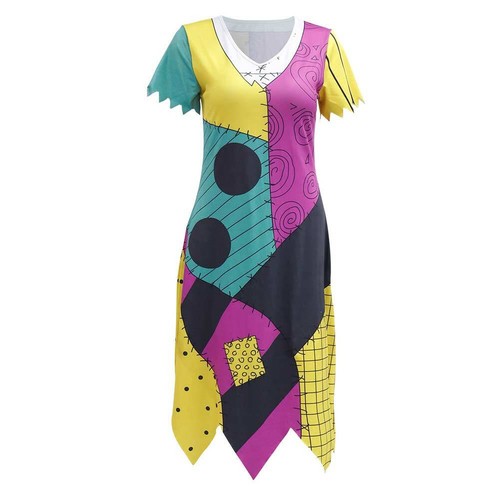 The Nightmare Before Christmas Sally Cosplay Costume Outfits Carnival ...