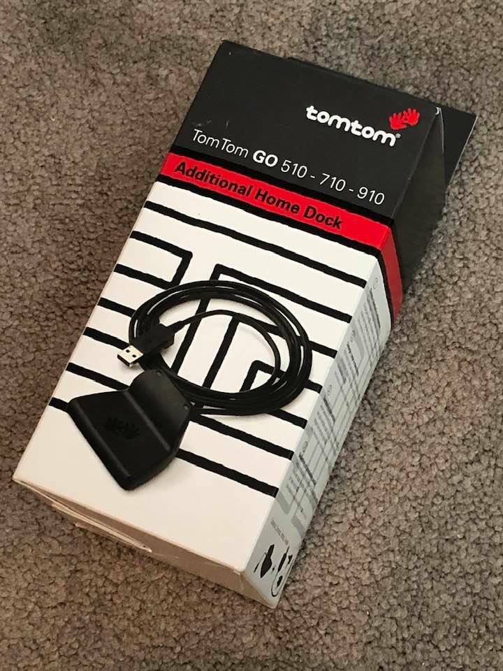 TOMTOM GO 510 710 715 910 GPS DESKTOP CHARGING CRADLE SET 636926016209 ...