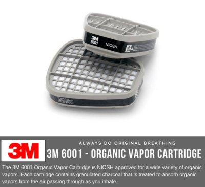 Organic Vapor Cartridge 6001 6001 3m 3M Organic Vapor Cartridge For