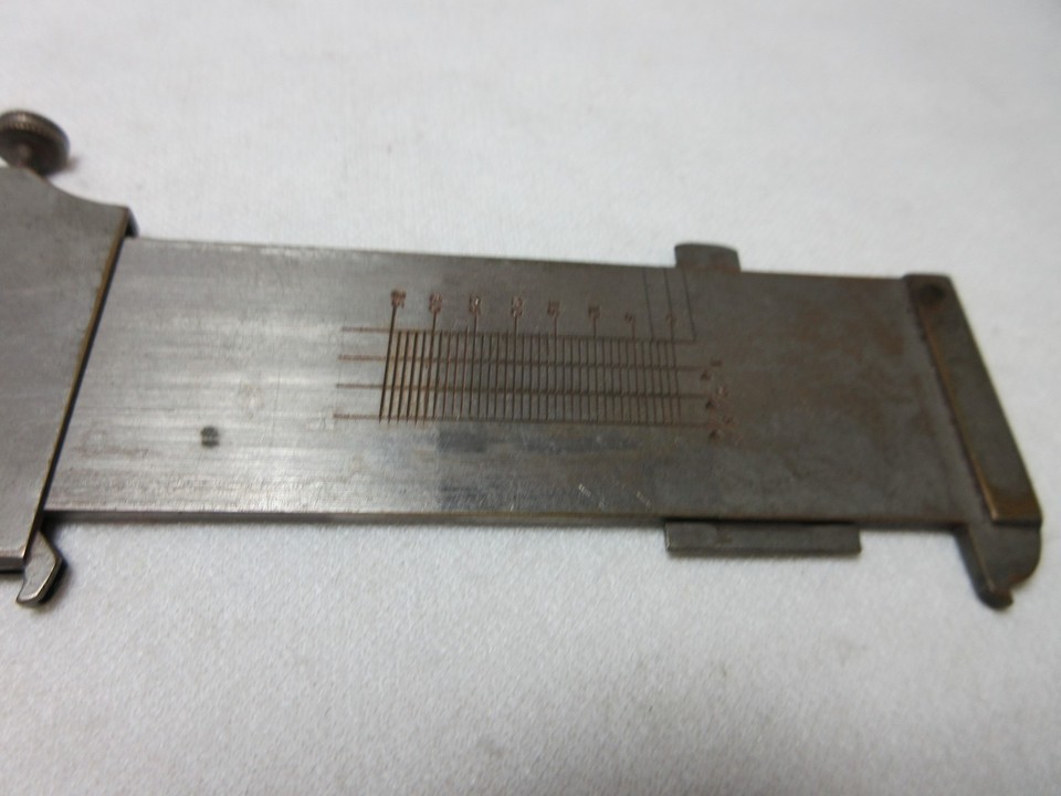 LOARS CALIPER MICRO METER WATCHMAKER JEWELER WATCH BENCH TOOL PAT 1875 ...
