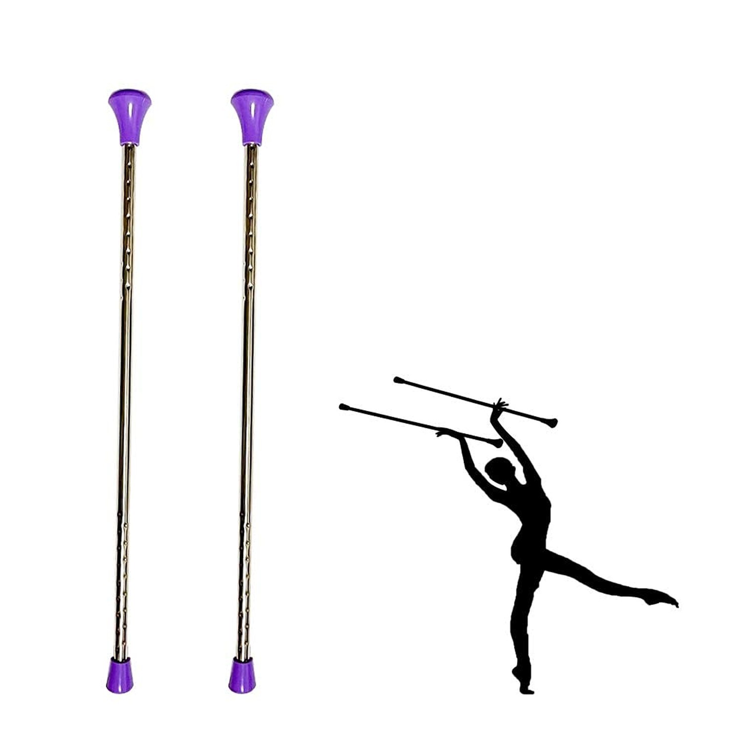 Twirling Baton 21 Inches Marching Baton Spinning Dance Baton Metal ...