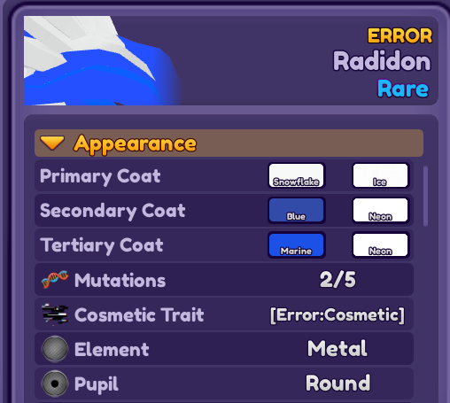 Error Cosmetic Radidon and Venid | Dragon adventures | Roblox - Fast ...