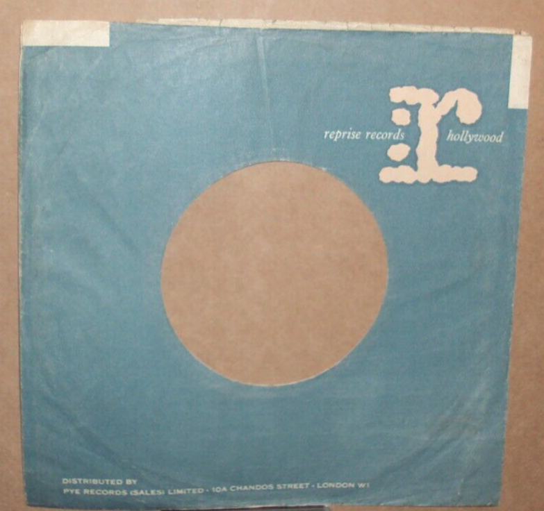 "Reprise","Company Sleeve","Original","45rpm","7inch","Record","Vintage ...