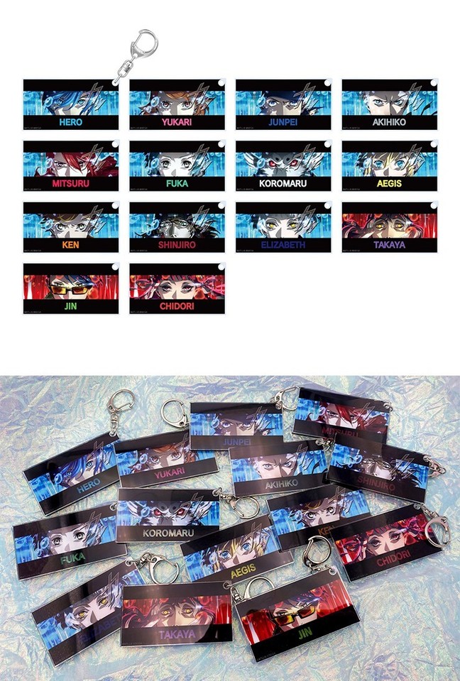 Persona 3 Reload P3R Cut-in Style Acrylic Key Holder Ring Ken Amada New ...