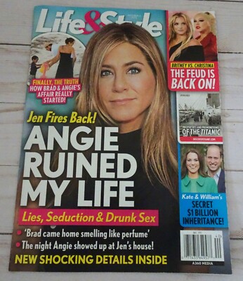 Life & Style Magazine Oct 3, 2022 Angie Ruined My Life Jennifer Aniston ...
