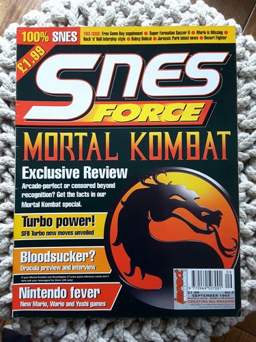 SNES FORCE – Super Nintendo Magazine – Issue # 3 - Sep. 1993 - MORTAL ...