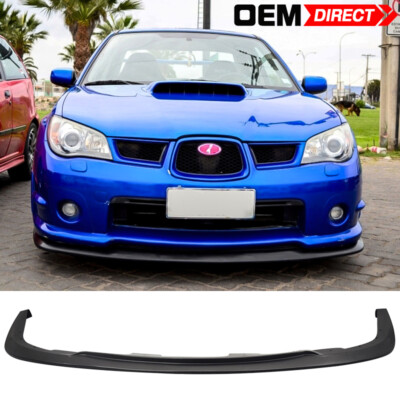Fits 06-07 Subaru Impreza WRX STI Style Front Bumper Lip Spoiler ...