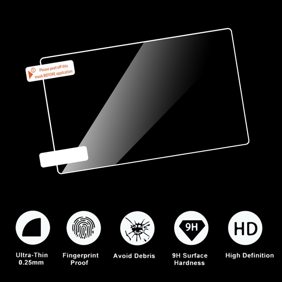 Glass Media Center Clear Touch Screen Protector Film For Jeep Wrangler ...