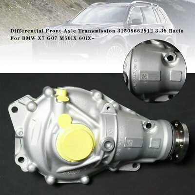 Differential Front Axle Transmission 3.38 Ratio For BMW X7 G07 M50iX ...