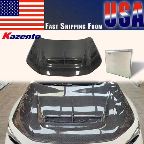 USA Stock) For Honda Civic FL5 22+ Type R Carbon Vented Front Bumper ...