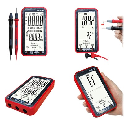 Multimeter Digital Display LCD Full Écran. Intensity Voltage Heavy Duty ...