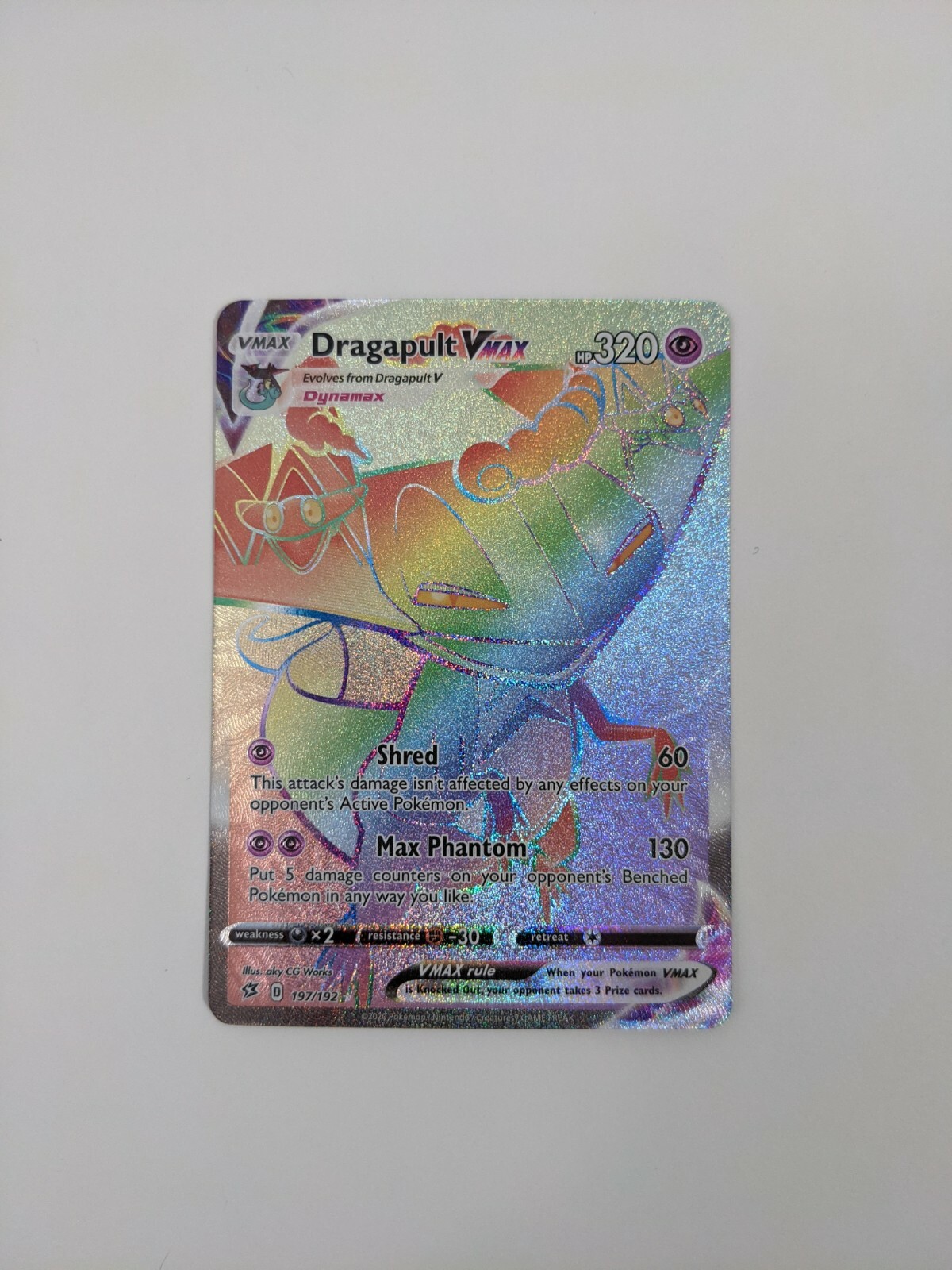 Dragapult Vmax 197/192 Pokemon Card | eBay
