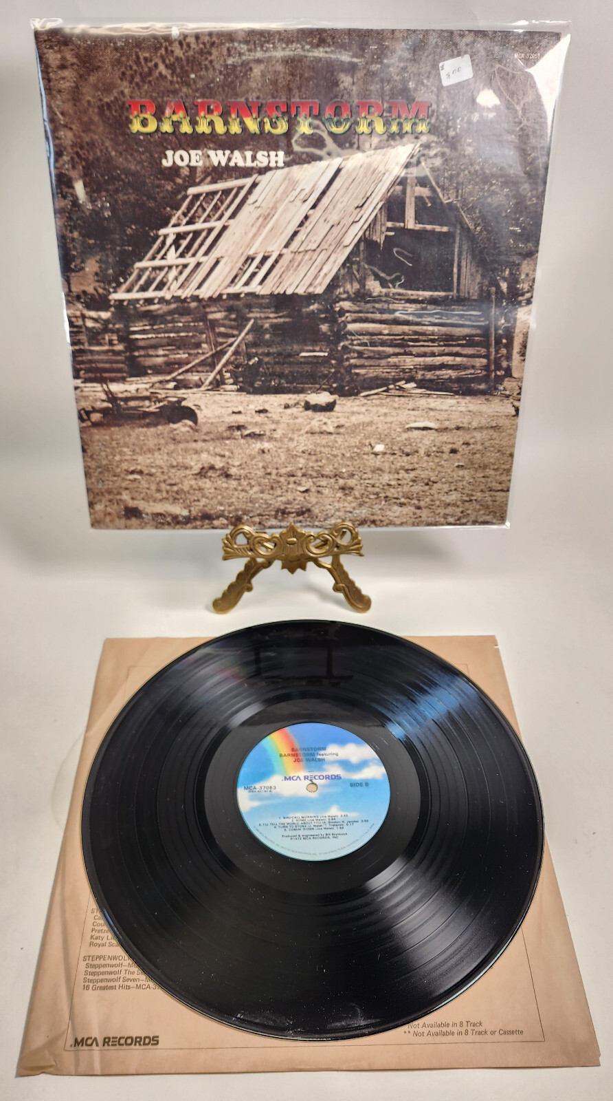 12" Vinyl Record LP Album Joe Walsh Barnstorm MCA 37053 Blues Folk Rock ...