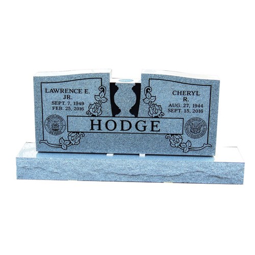 Cemetery headstone- "book companion - includes engraving- multi design ...
