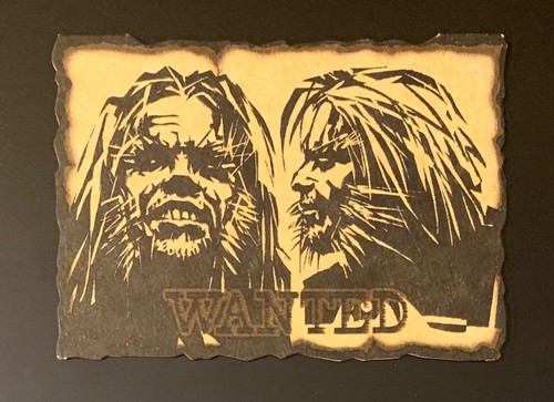 1997 X-MEN TIMELINES #4 SABRETOOTH WANTED POSTER CARD MARVEL INSERT NM ...