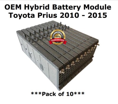 Pack of 10 Toyota Prius BRAND NEW OEM Original Hybrid Battery Cells ...