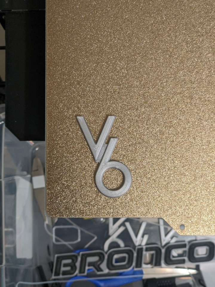 Classic Ford V6 emblem Pair - 3D printed badges - Ranger - Bronco ii ...