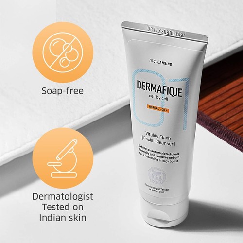 Darmafique Flash Facial Cleanser Exfoliating Face Wash 100ml . | eBay