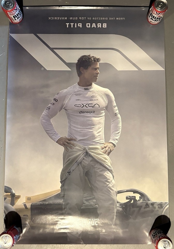 F1 Movie Original 27x40 DS Backlit Movie Poster! | eBay