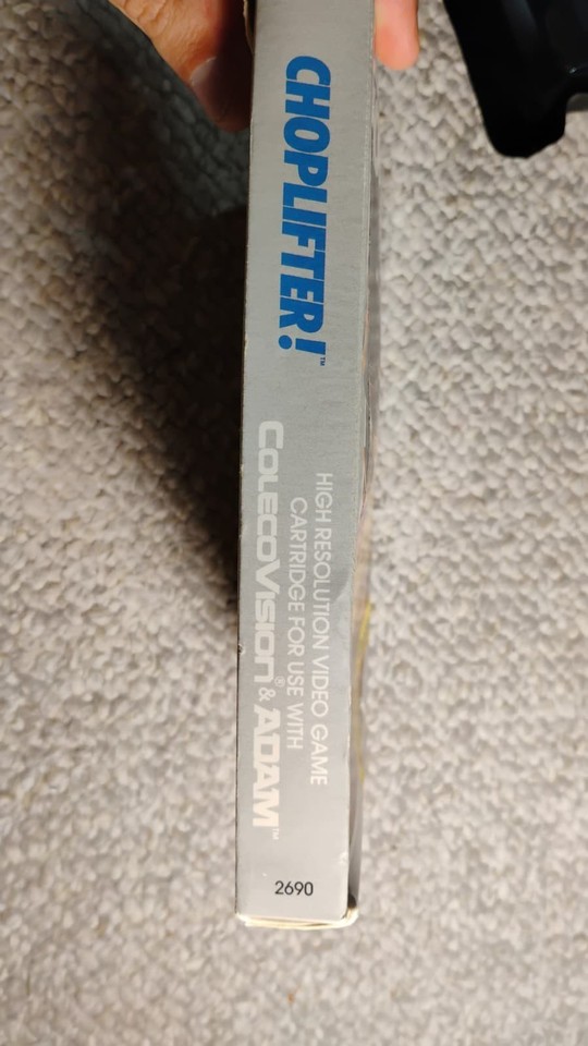 Choplifter! Colecovision & ADAM Complete In Box CIB, FULLY TESTED AND ...