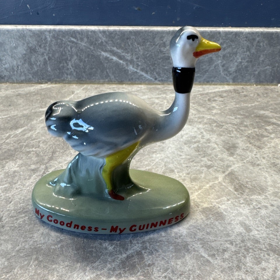 Ceramic Guinness Advertising Ostrich | eBay UK