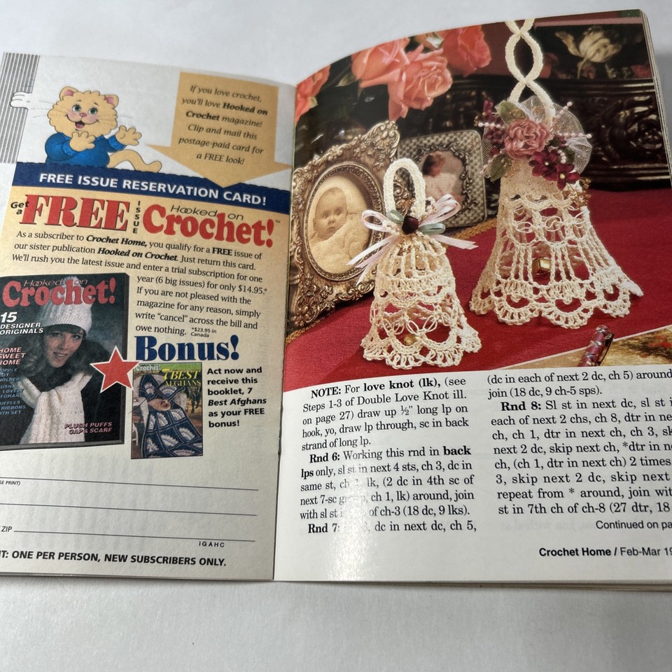 Crochet Home Magazine Booklet Pattern Spring Country Afghan #51 Feb ...
