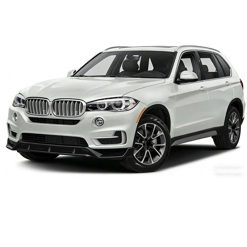 For BMW X5 F15 2014-2018 Base Sedan Carbon Look Rear Bumper+Splitter ...
