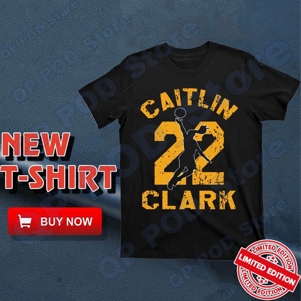 SALE!!_ Vintage 22 Catlin Clark Basketball Black T-Shirt S-5XL Gift ...
