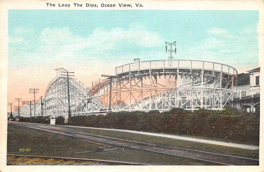 Ocean View Roller Coaster Oceanview Amusement Park Virginia