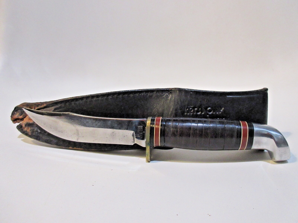 Vintage Western L66 Fixed Blade Hunting Knife | eBay