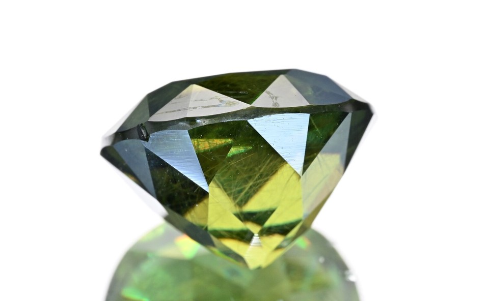 Rare Natural Demantoid Garnet, 10.16 Cts from Pakistan, Lotus Gemology ...