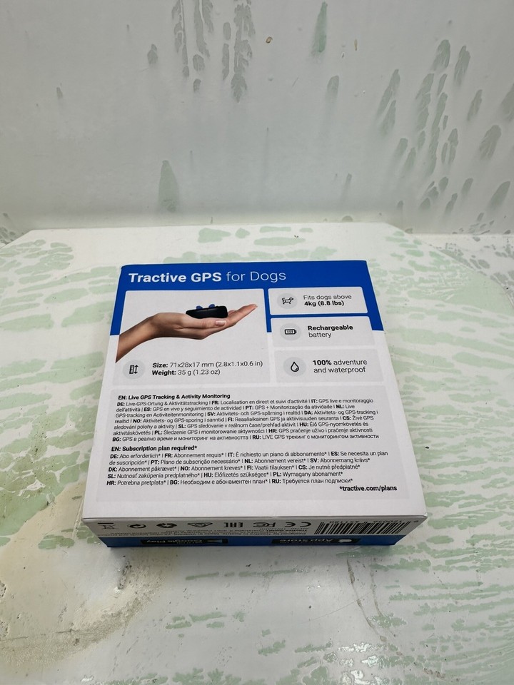 Tractive Waterproof GPS Dog Tracker - Location & Activity, Unlimited ...