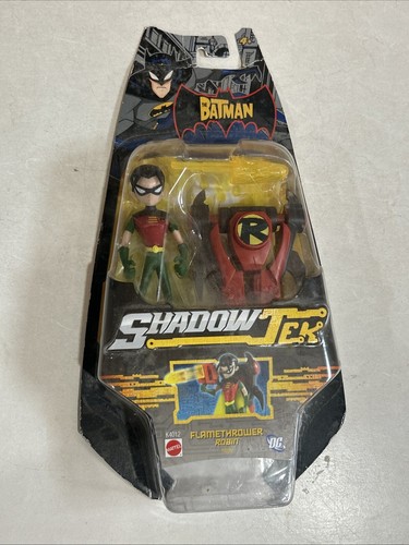 DC The Batman Shadow Tek Flamethrower Robin Figure Mattel 2007 | eBay
